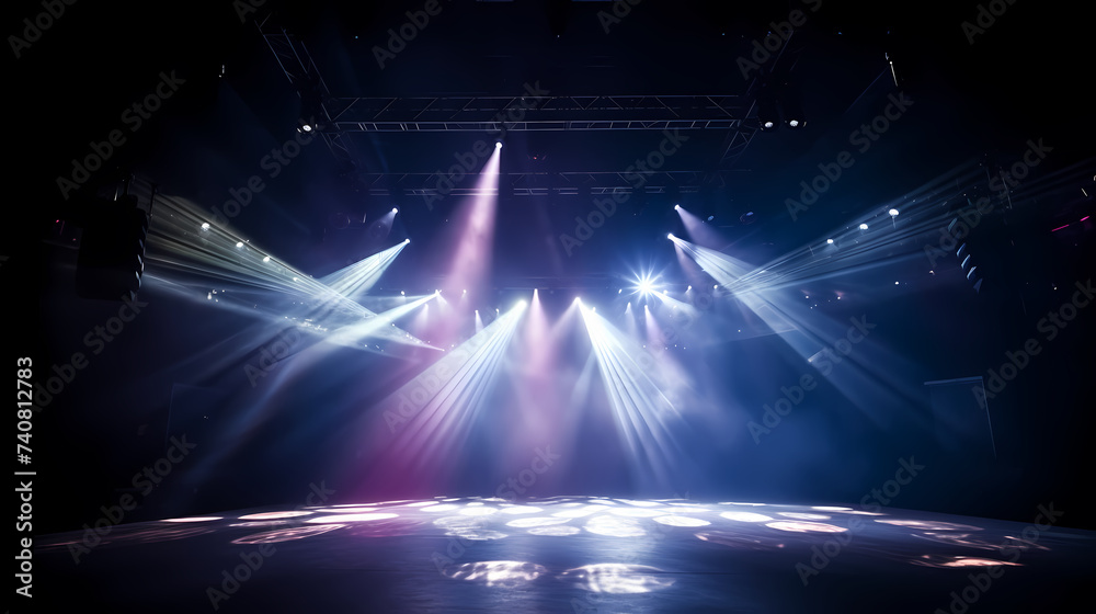 Stage background, modern dance stage lighting background, spotlight ...