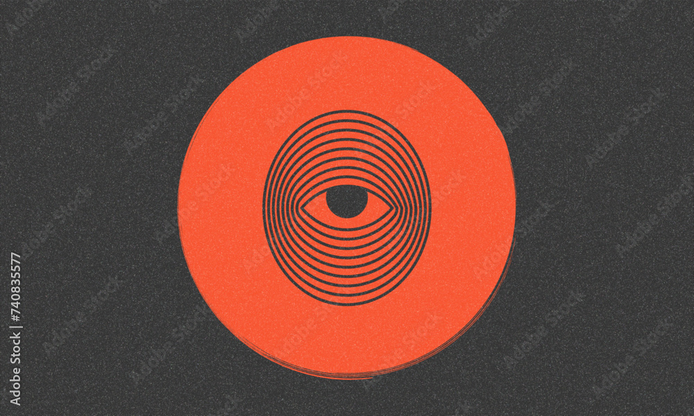 Brutalist style vector minimalistic grainy texture poster background ...