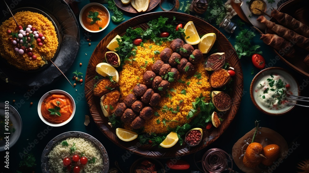 Arabic Cuisine: Middle Eastern traditional lunch. It's also Ramadan ...