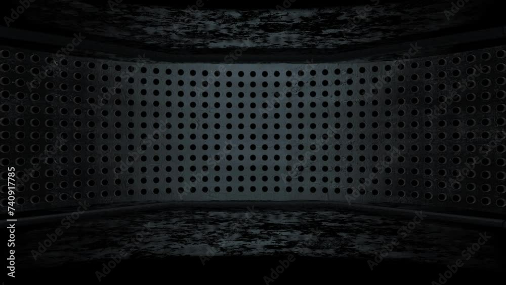 Animation "Dark Rays" VJ Loop background with dynamic white neon light ...