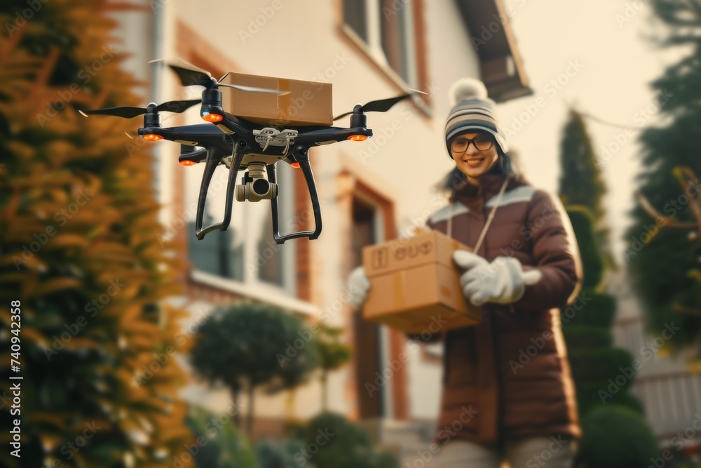 Smart package Drone Delivery parcel delivery regulations. Parcel smart gardening tips box parcel ...