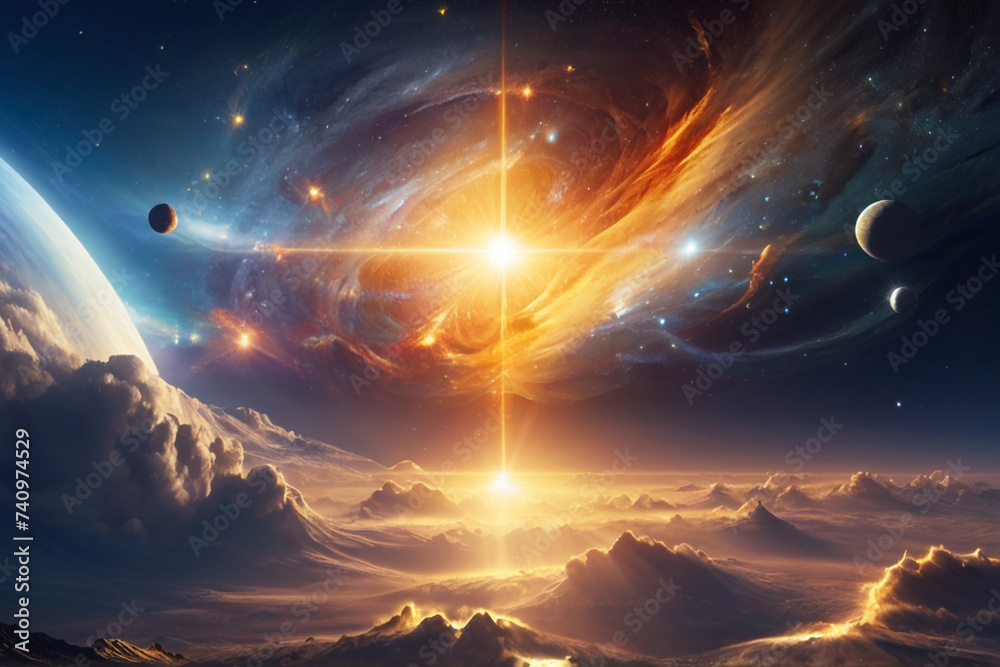 Crystal-clear 12K resolution, breathtaking scenes of celestial chaos ...