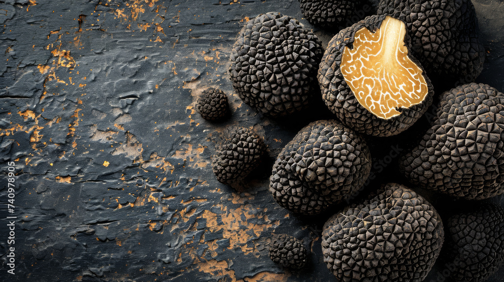 Black truffles, prized for their intense aroma and rich flavor, are ...