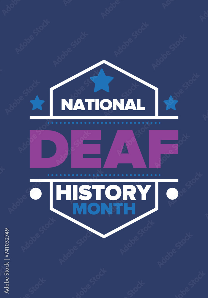 National Deaf History Month. Celebrated from March through April in ...