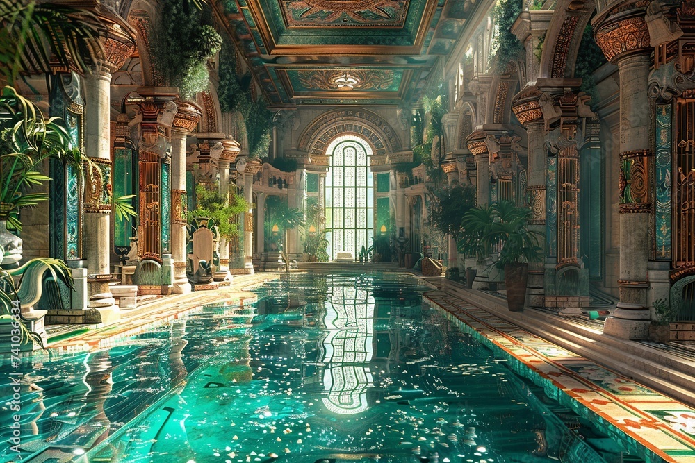 Dive into the depths to behold the mythical lost city of Atlantis, a ...