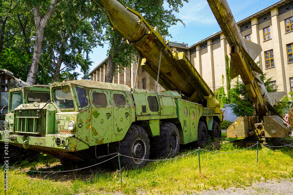 WArsaw ,Poland 6 june 2023 : Polish Army Museum , collection of ...