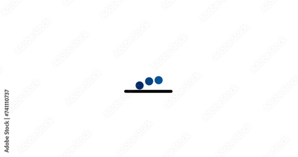 Falling balls animation for loader screen. Loading animation of circles ... Falling balls animation for loader screen. Loading animation of circles ...