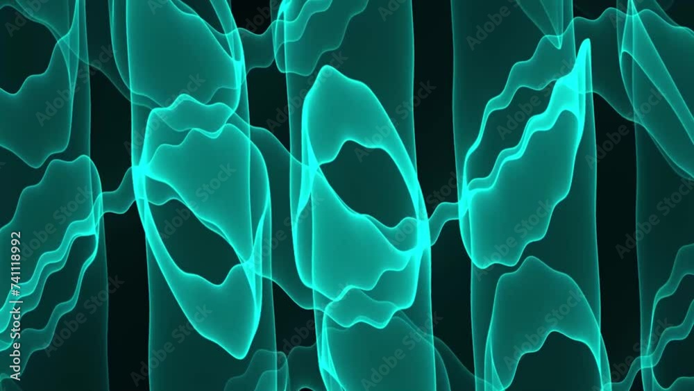 water smoke bacteria wave texture blue pattern light energy cell virus ...