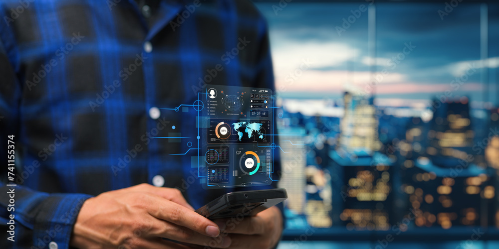 Poster Holograms, Dashboards, Graphs, working of various technology ...