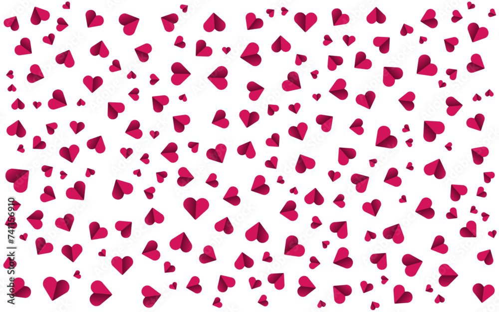 Heart shape pattern background wallpaper, heart wallpaper design Stock ...