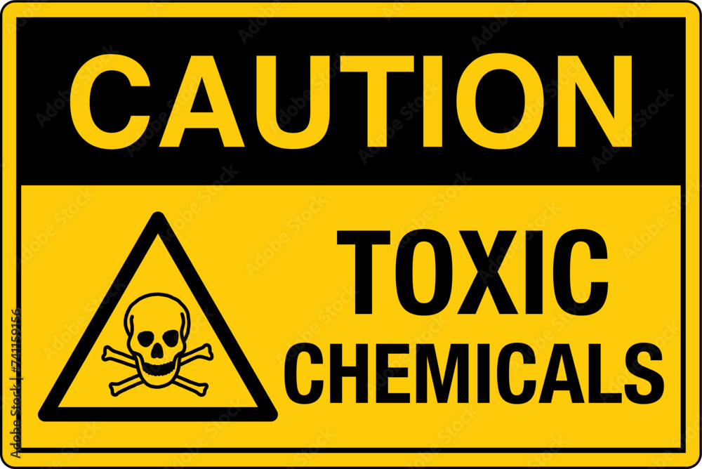 OSHA Safety Sign Marking Label With Symbol Pictogram Standards Caution ...
