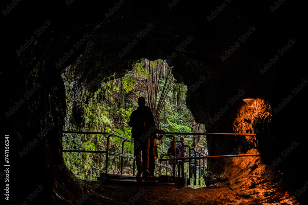 Nahuku - Thurston Lava Tube. Hawaiʻi Volcanoes National Park. A lava ...