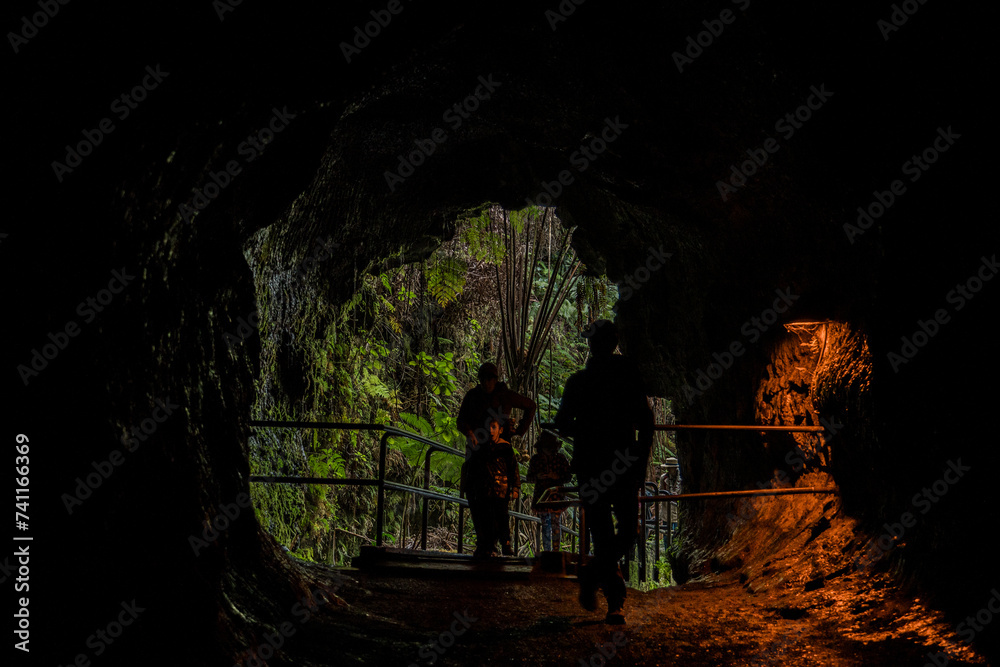 Nahuku - Thurston Lava Tube. Hawaiʻi Volcanoes National Park. A lava ...