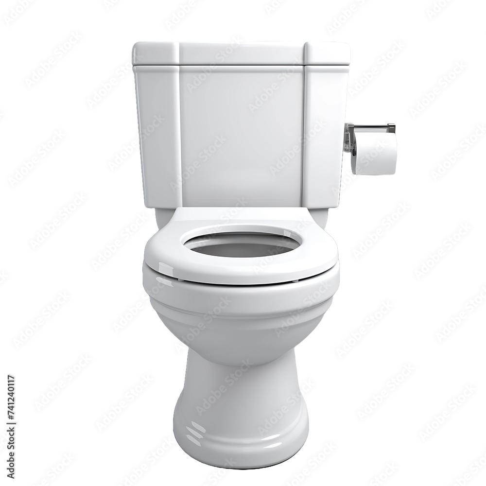 Clear Cut Toilet Image with Defined Lines, Enhancing Professional ...