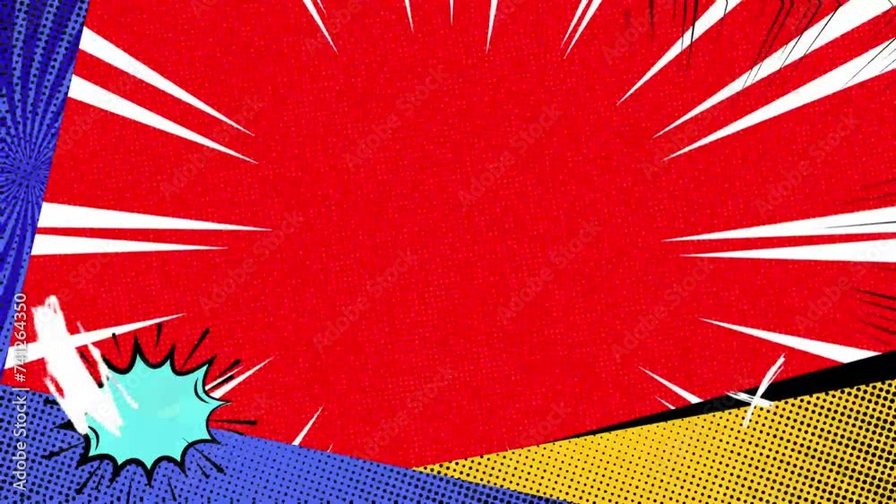 Red Comic style background | Fast Speed Lines for comics, magazines ...