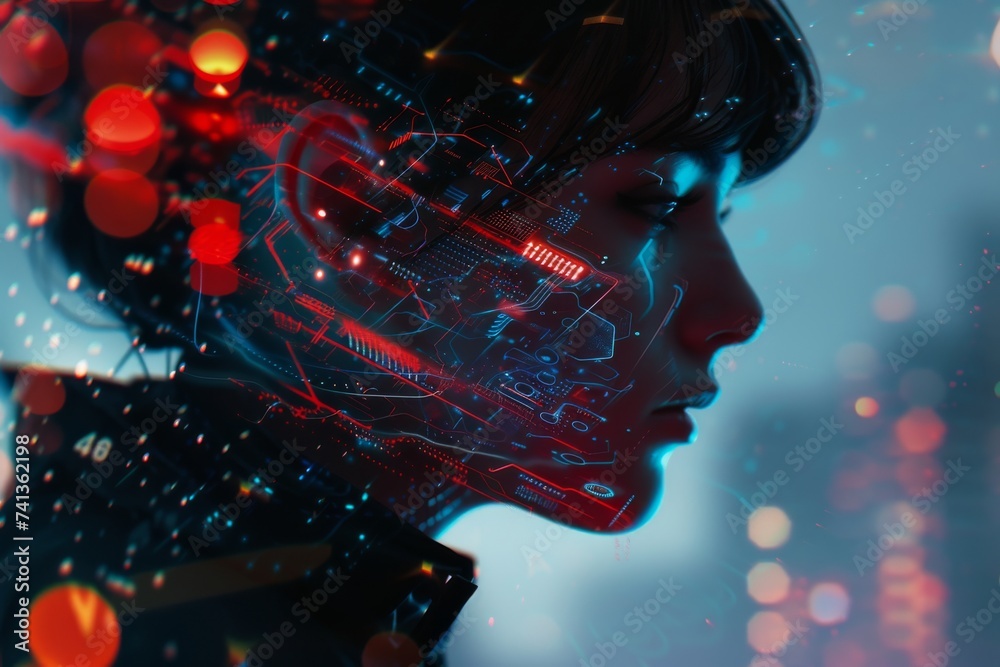 AI Brain Chip emr. Artificial Intelligence ai devops mind masking axon. Semiconductor cns ...