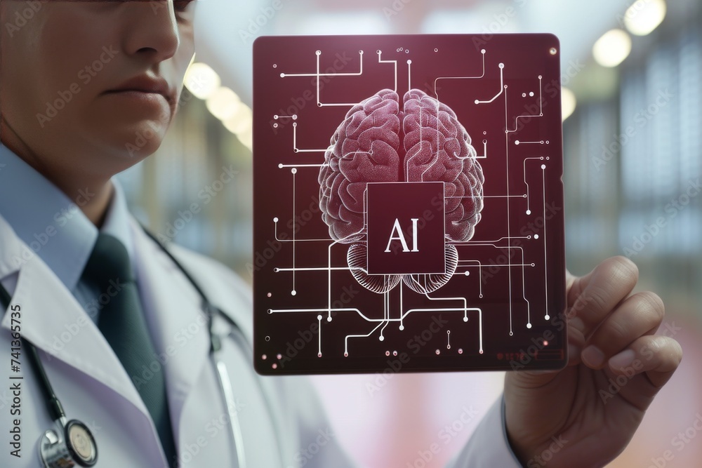 AI Brain Chip hall effect sensors. Artificial Intelligence it ...