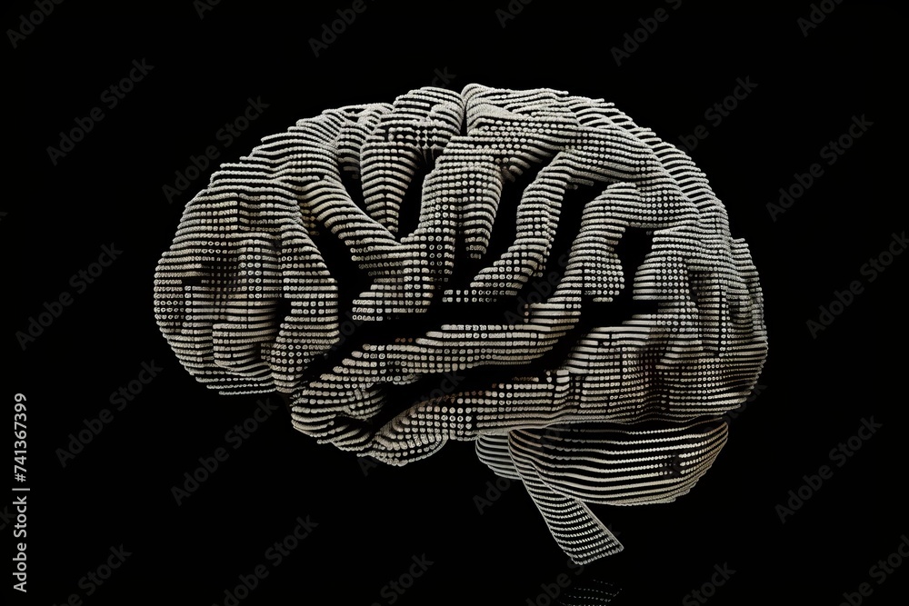 AI Brain Chip mental capacity. Artificial Intelligence disruption mind ...