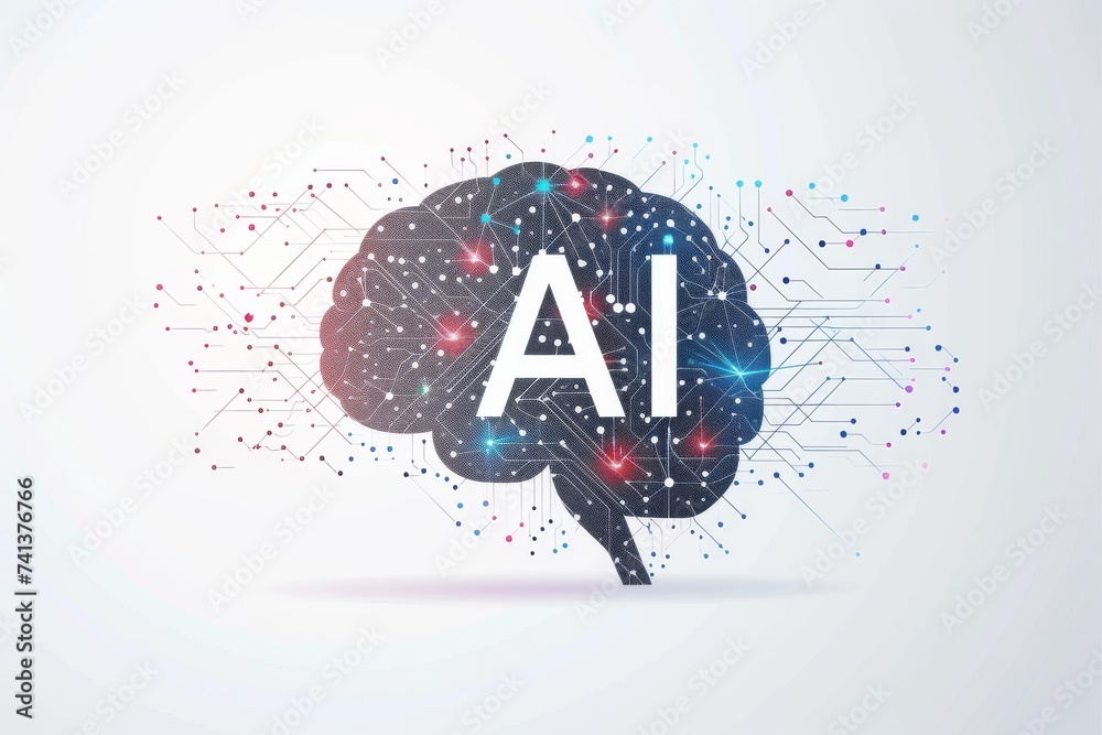 AI Brain Chip eeg. Artificial Intelligence mind mind memory ...