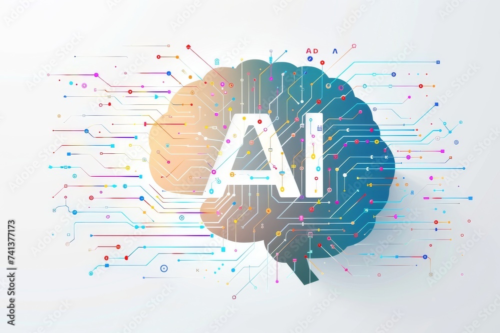 AI Brain Chip ai task optimization. Artificial Intelligence visual ...