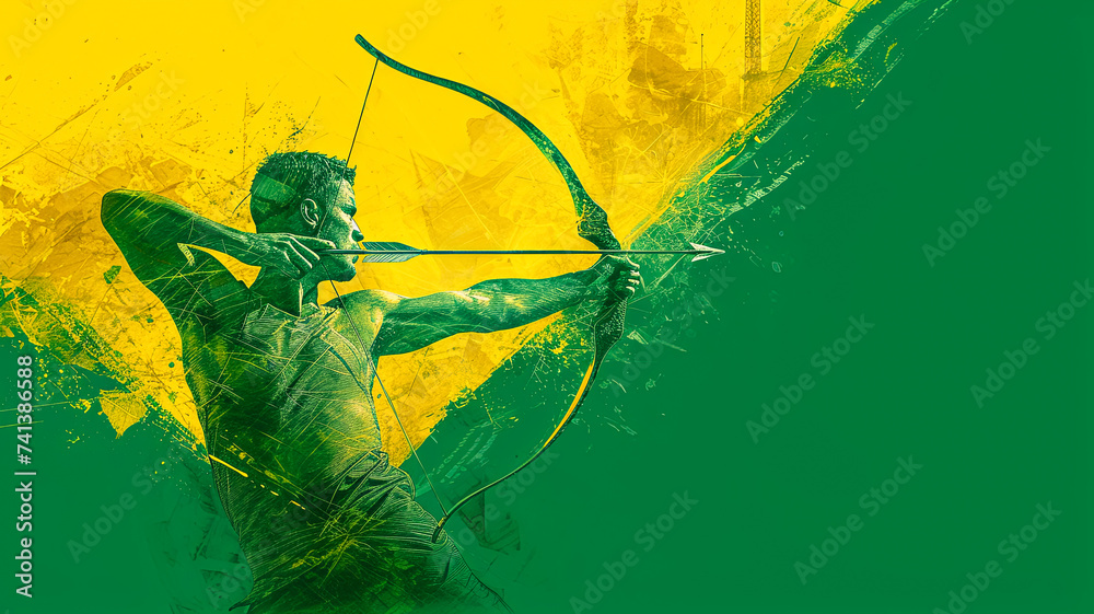 simple line art minimalist collage illustration with a professional ...