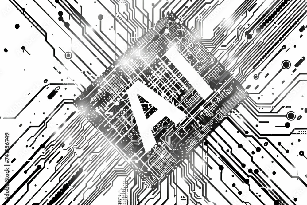 AI Brain Chip orbitofrontal cortex. Artificial Intelligence ngf human ...