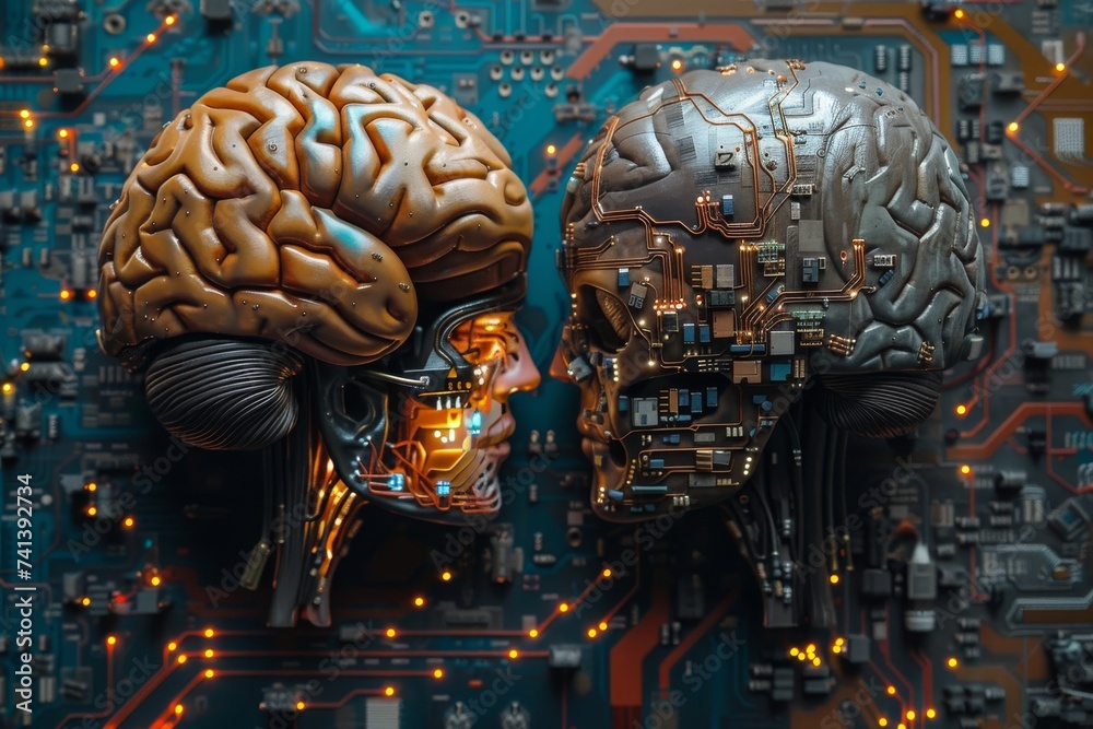 AI Brain Chip innovation. Artificial Intelligence nt 4 mind memory ...