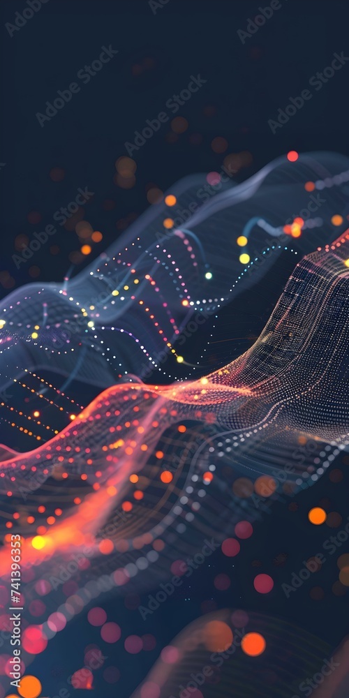 Data visualization graphs minimalist background for cellphone mobile ...