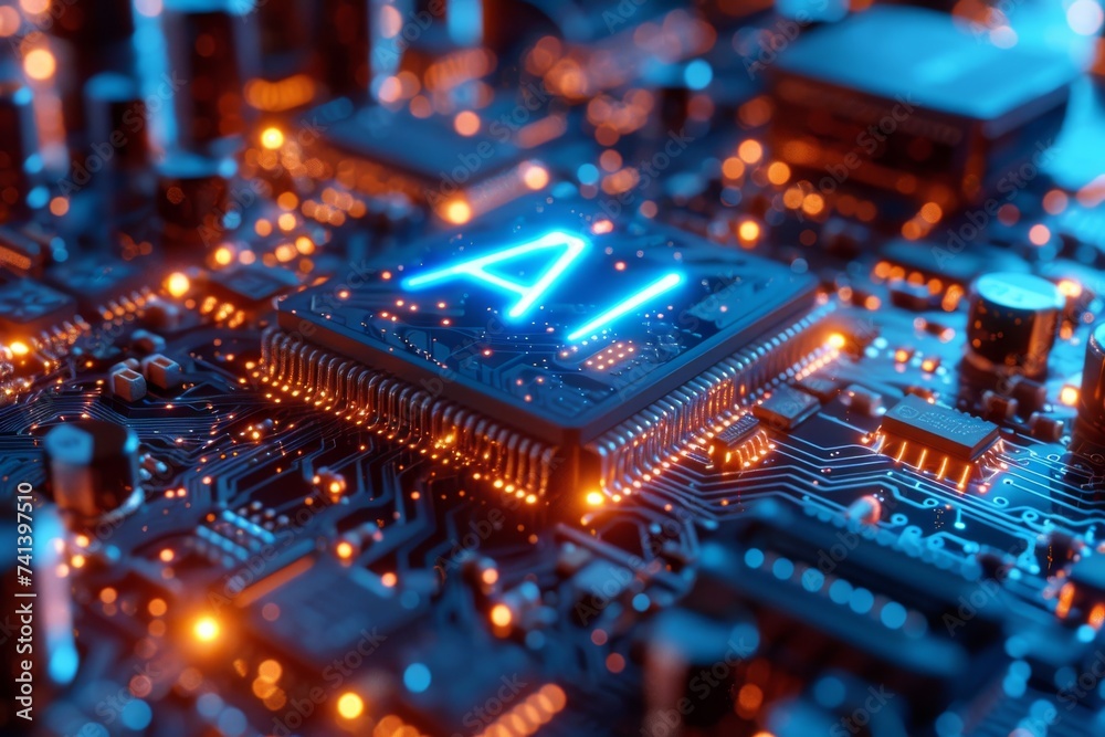 AI Brain Chip wireless implantable devices. Artificial Intelligence ...