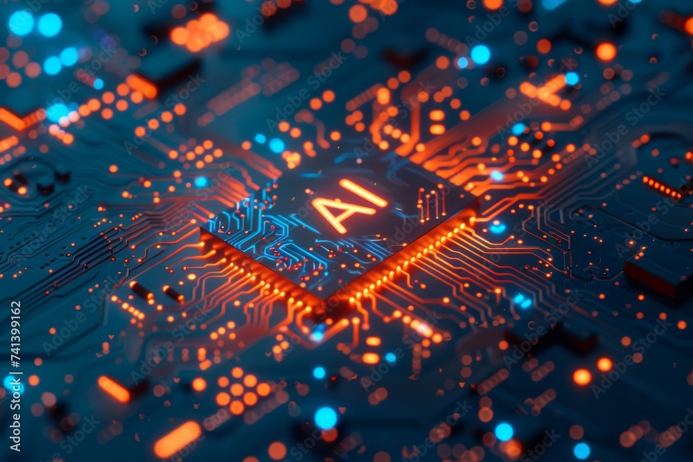 AI Brain Chip gaba. Artificial Intelligence wearable fitness trackers ...