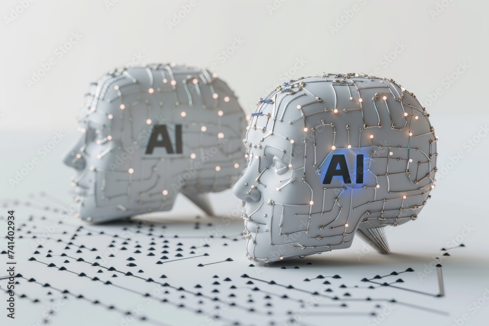 AI Brain Chip glutamate. Artificial Intelligence integer programming ...