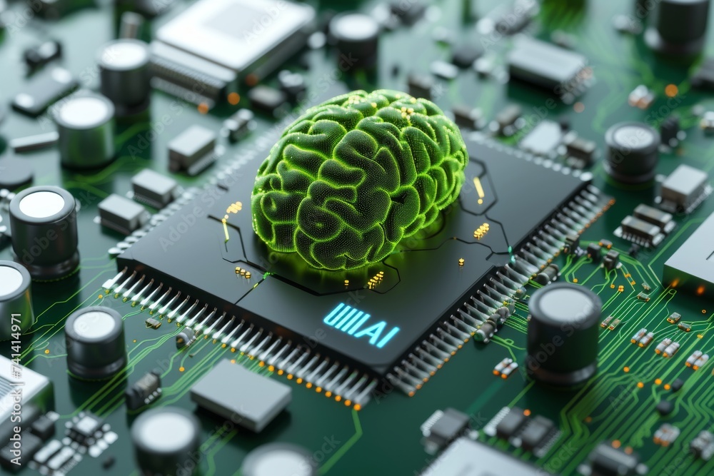 AI Brain Chip ct software. Artificial Intelligence artificial ...