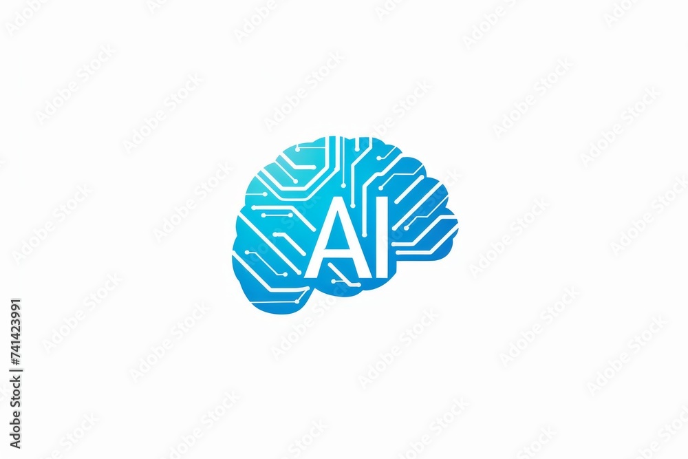 AI Brain Chip smart homes. Artificial Intelligence visual analytics mind cognitive enhancement ...