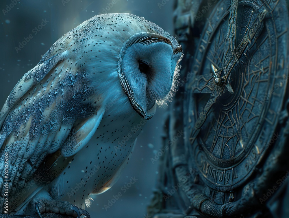 Forecasting mysteriously meteorologist owl ancient observatory dawn ...