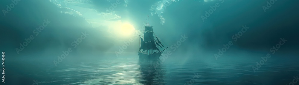 Sailing mythically sailor mermaid ancient sea dusk compass mythical ...