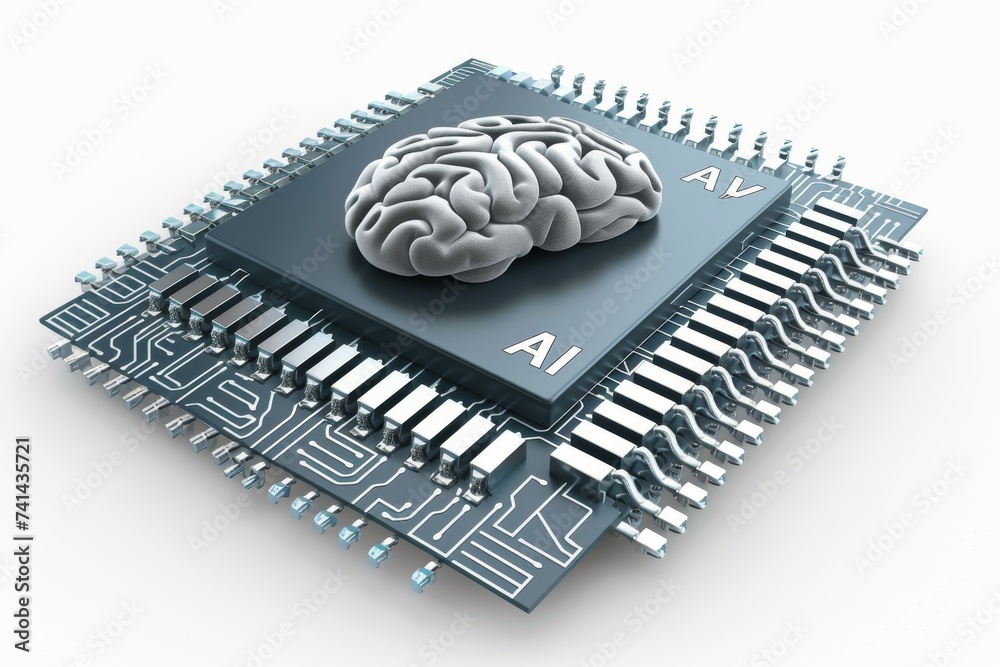 AI Brain Chip data center. Artificial Intelligence drug delivery system ...