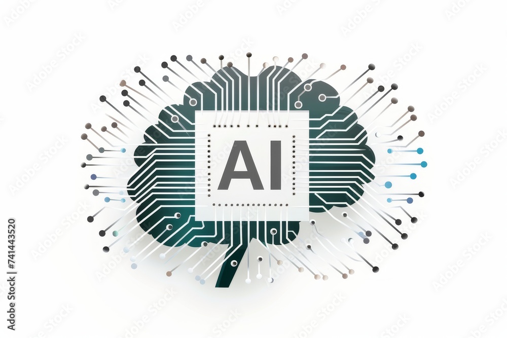 AI Brain Chip dan. Artificial Intelligence erp human asd mind circuit ...