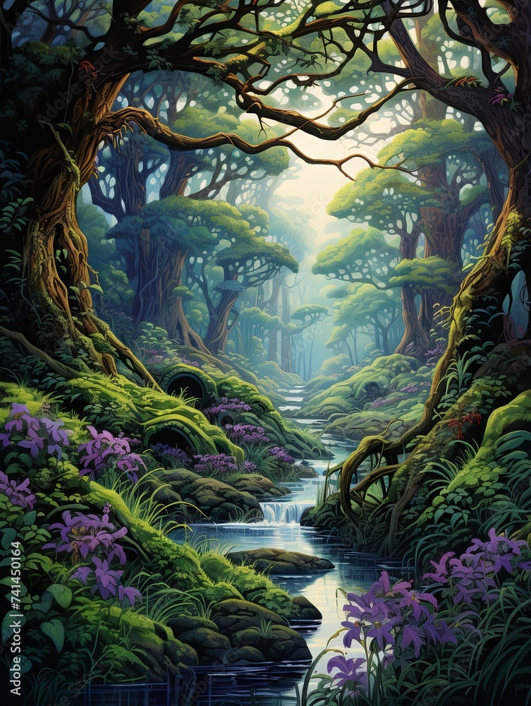 Fairies in Mythical Rainforest: Captivating Fantasy Art of Magical ...