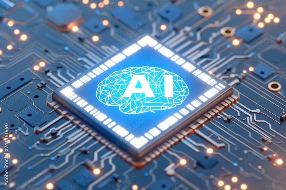 AI Brain Chip innovative. Artificial Intelligence unsupervised learning ... AI Brain Chip innovative. Artificial Intelligence unsupervised learning ...