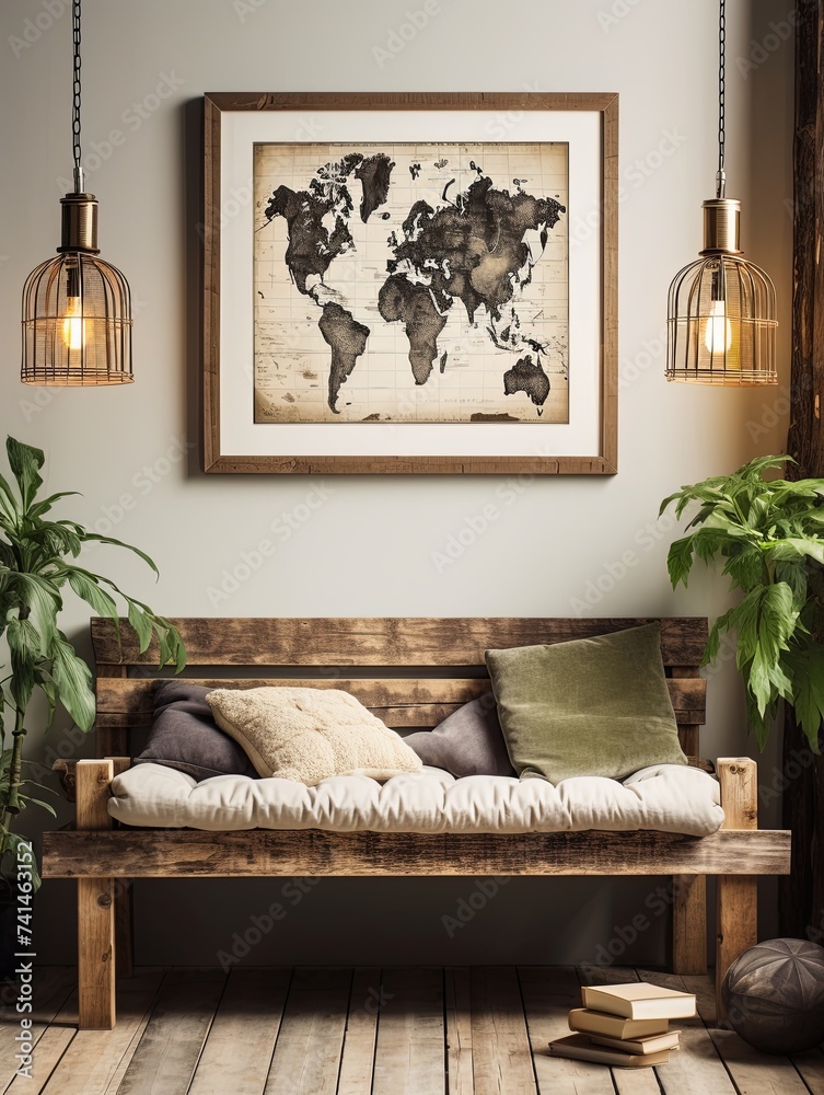 Geographic Art: Modern Map Artworks Spliced with Vintage Maps ...