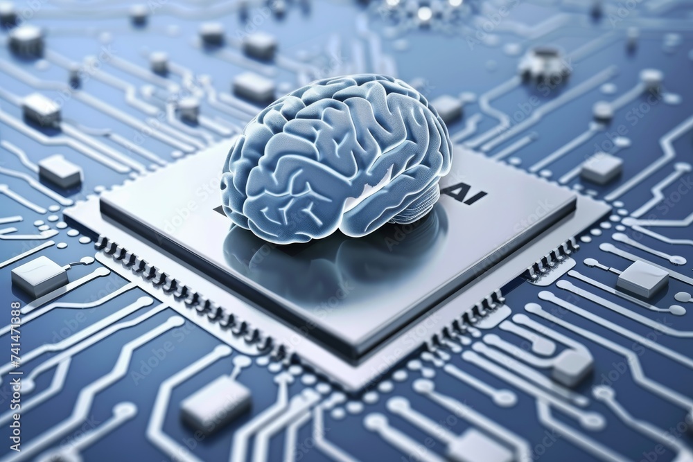 AI Brain Chip few shot learning. Artificial Intelligence problem ...