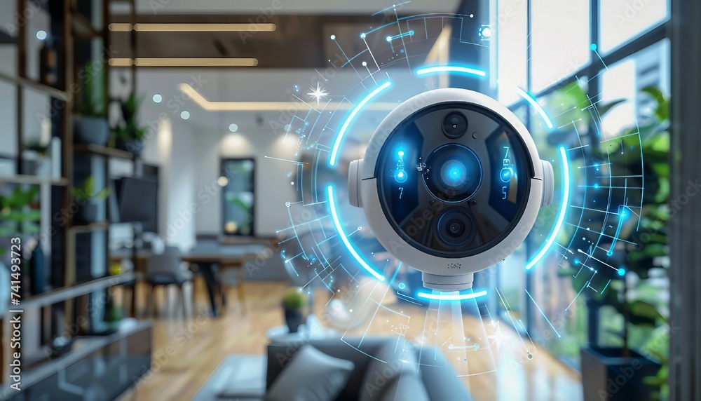 Intelligent Home Security Analytics, Illustrate intelligent home ...