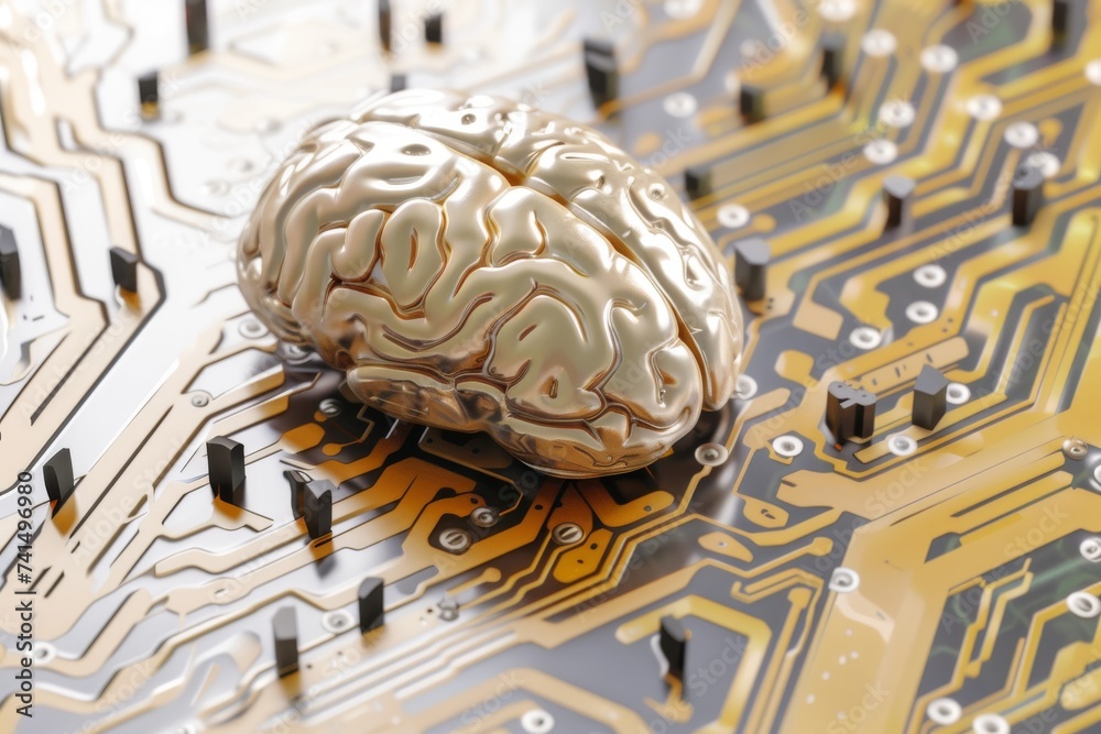 AI Brain Chip extreme ultraviolet lithography. Artificial Intelligence ...