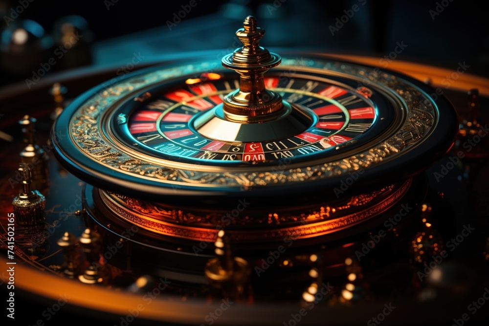 In the mysterious allure of a dark background, a beautifully crafted ...