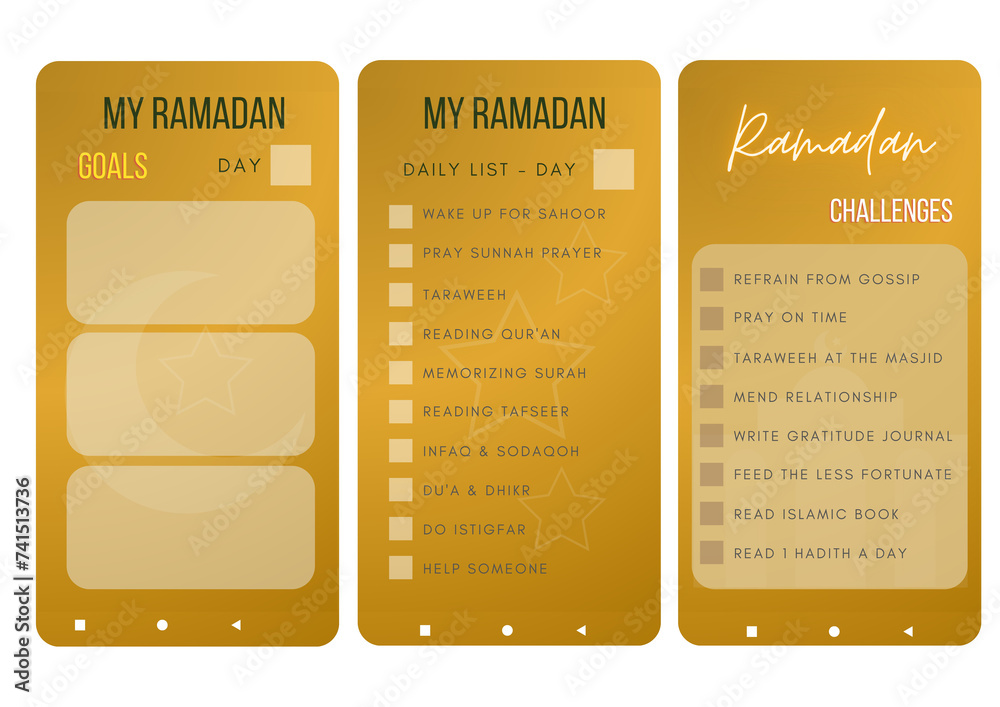 Ramadan activities kit, Ramadan challenges, to do list and goals for ...