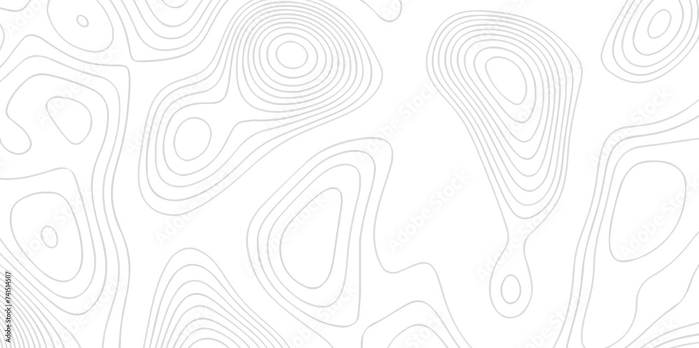 Vector seamless topographic map background. Topographic map lines ...