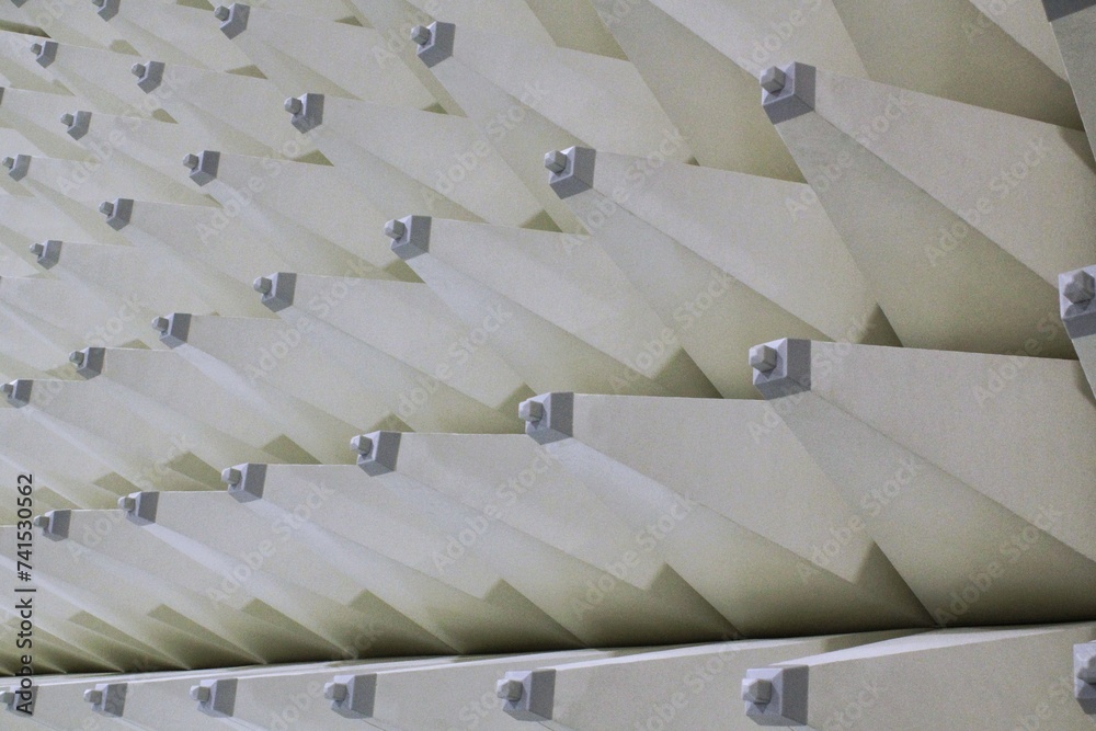 Soft hybrid pyramidal microwave and radio frequency absorbers close up ...