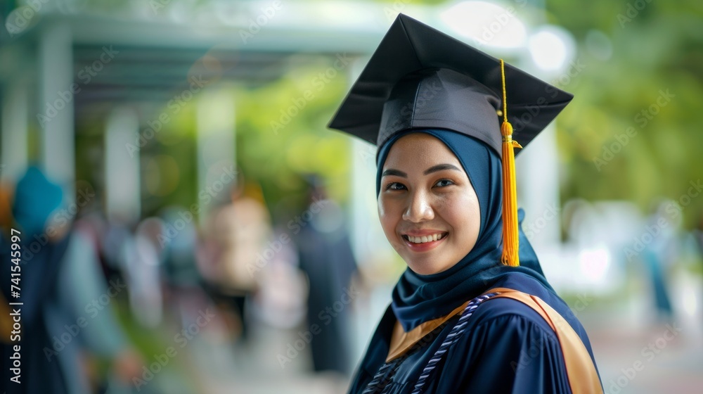 Celebrate academic achievement and cultural diversity with an image of ...