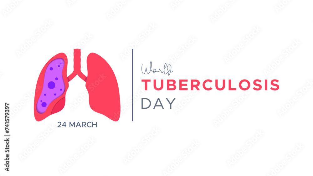 March 24. world tuberculosis day. Celebration of lung health day from ...