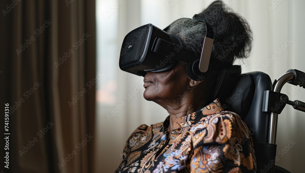 Technology and human spirit young woman resilient in face of disability ...